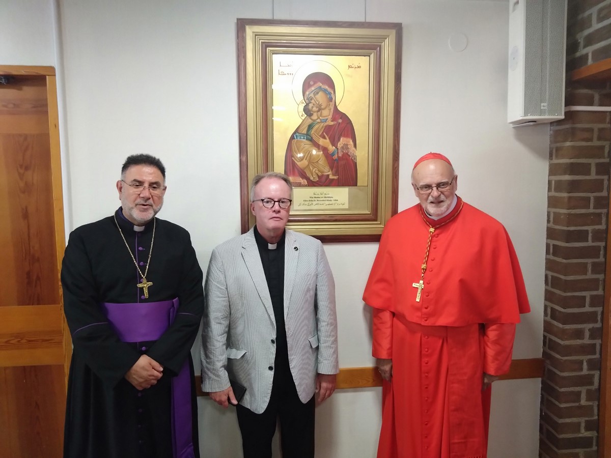 Ikon välsignad i den syriansk-katolska kyrkan i Akalla | Katolska kyrkan